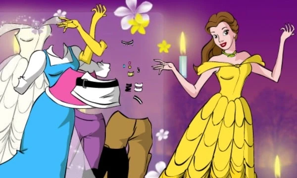 Princess: Belle Dress Up | Disney--Games.com