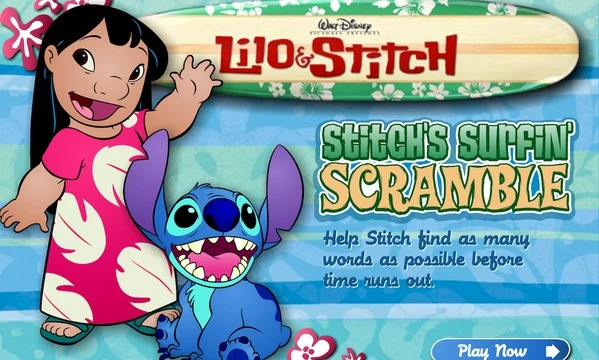 Lilo and Stitch: Stitch's Surfin' Scramble | Disney--Games.com