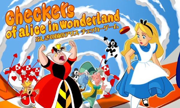 Checkers of Alice in Wonderland | Disney--Games.com