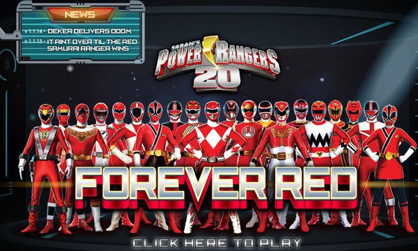 Power Rangers 20th Anniversary: Forever Red | Disney--Games.com