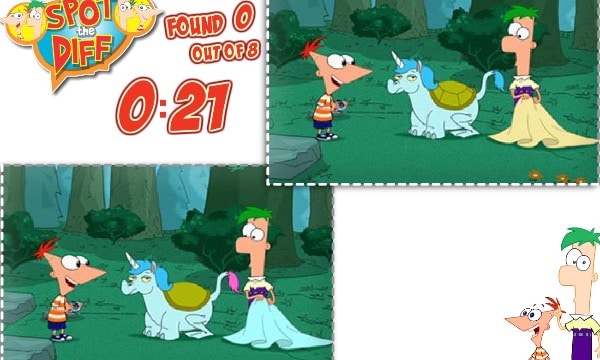 Phineas and Ferb: Spot the Diff | Disney--Games.com